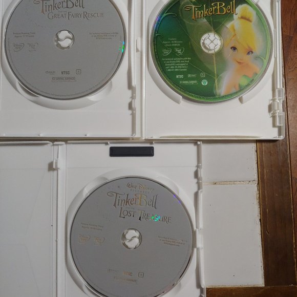Walt Disney | Media | Walt Disney Tinkerbell Dvds Total 3 | Poshmark